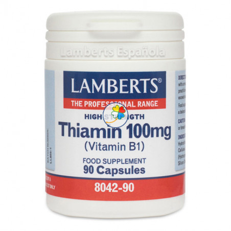 TIAMINA 100Mg. 90 CAPSULAS LAMBERTS