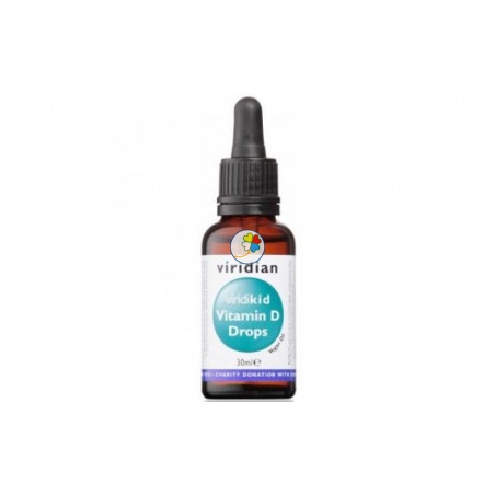 VIRIDIKID VITAMIN D3 VEGANA 400IU GOTAS 30ML VIRIDIAN