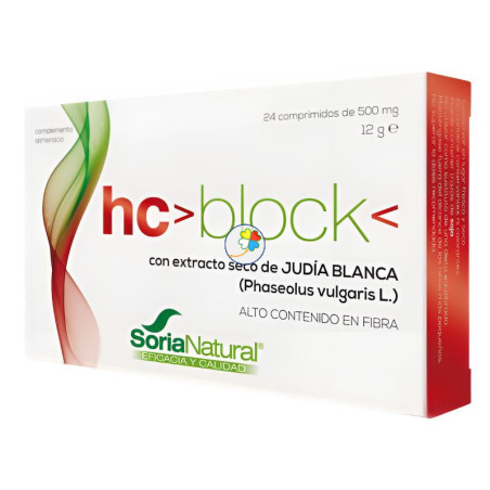 HC BLOCK 24 COMPRIMIDOS SORIA NATURAL