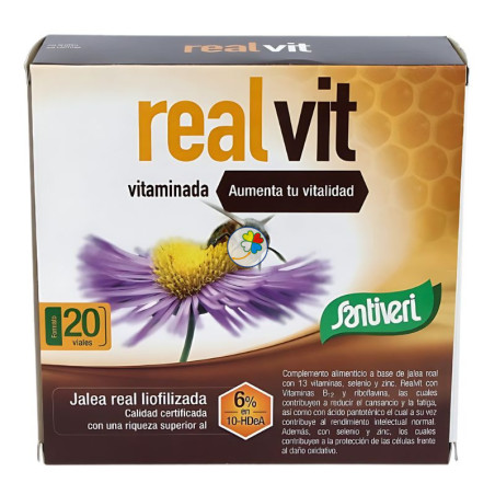 REALVIT VITAMINADA 20 VIALES SANTIVERI