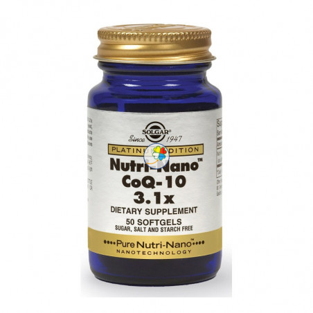 NUTRI-NANO CO-Q10 3.1x 50 CAPSULAS SOLGAR